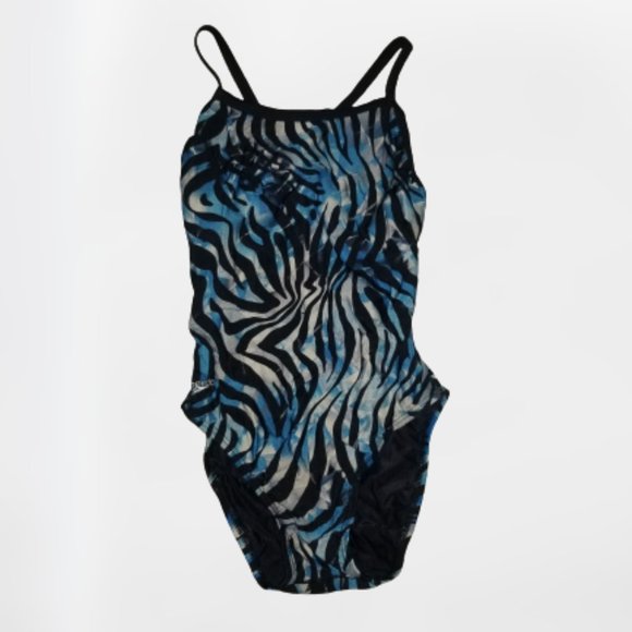 Speedo | Swim | Speedo Zebra Haze Xtra Lycra Flyback One Piece Swimsuit ...